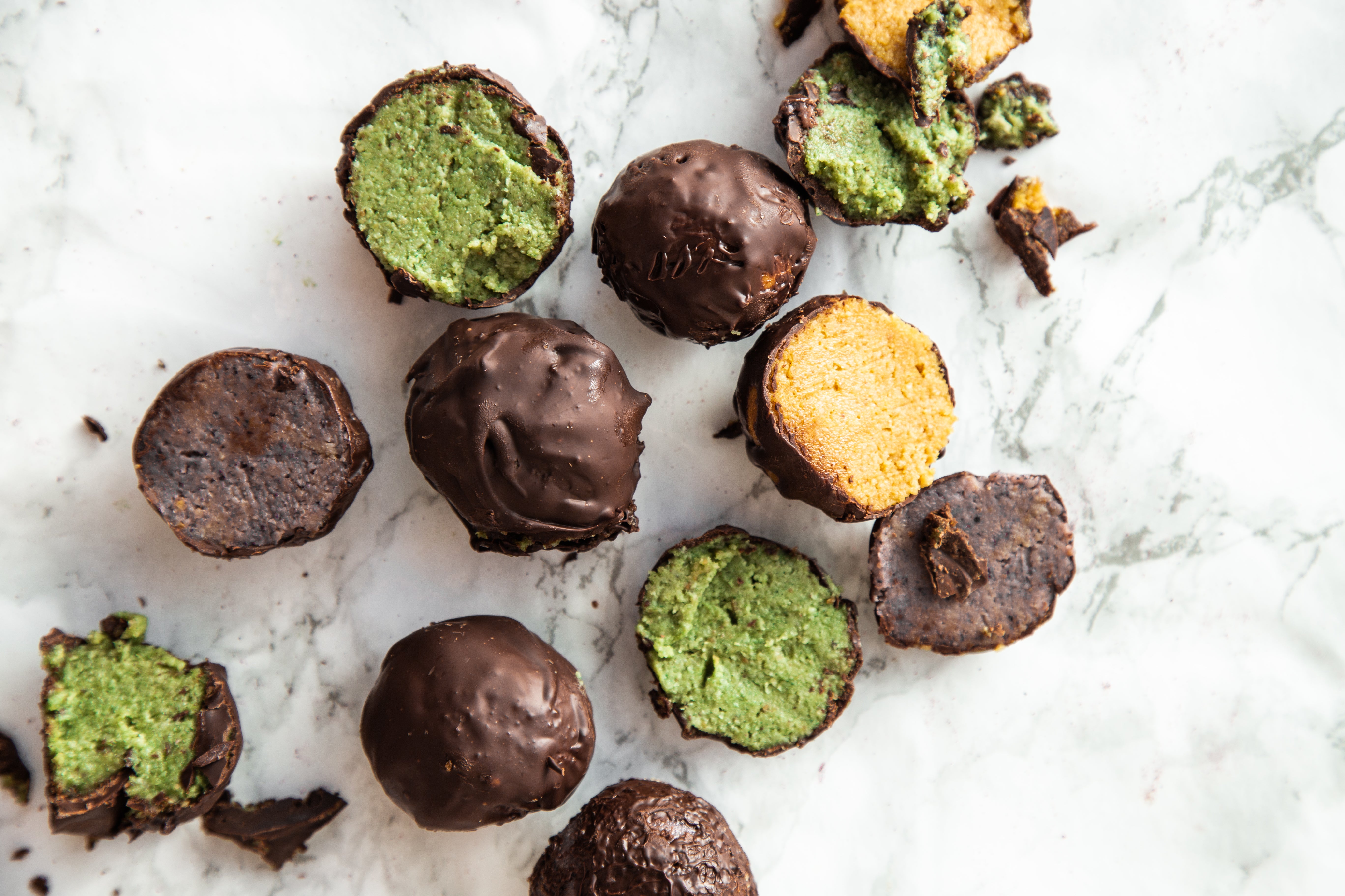 Vegan cheese cake balls – hey'Mo